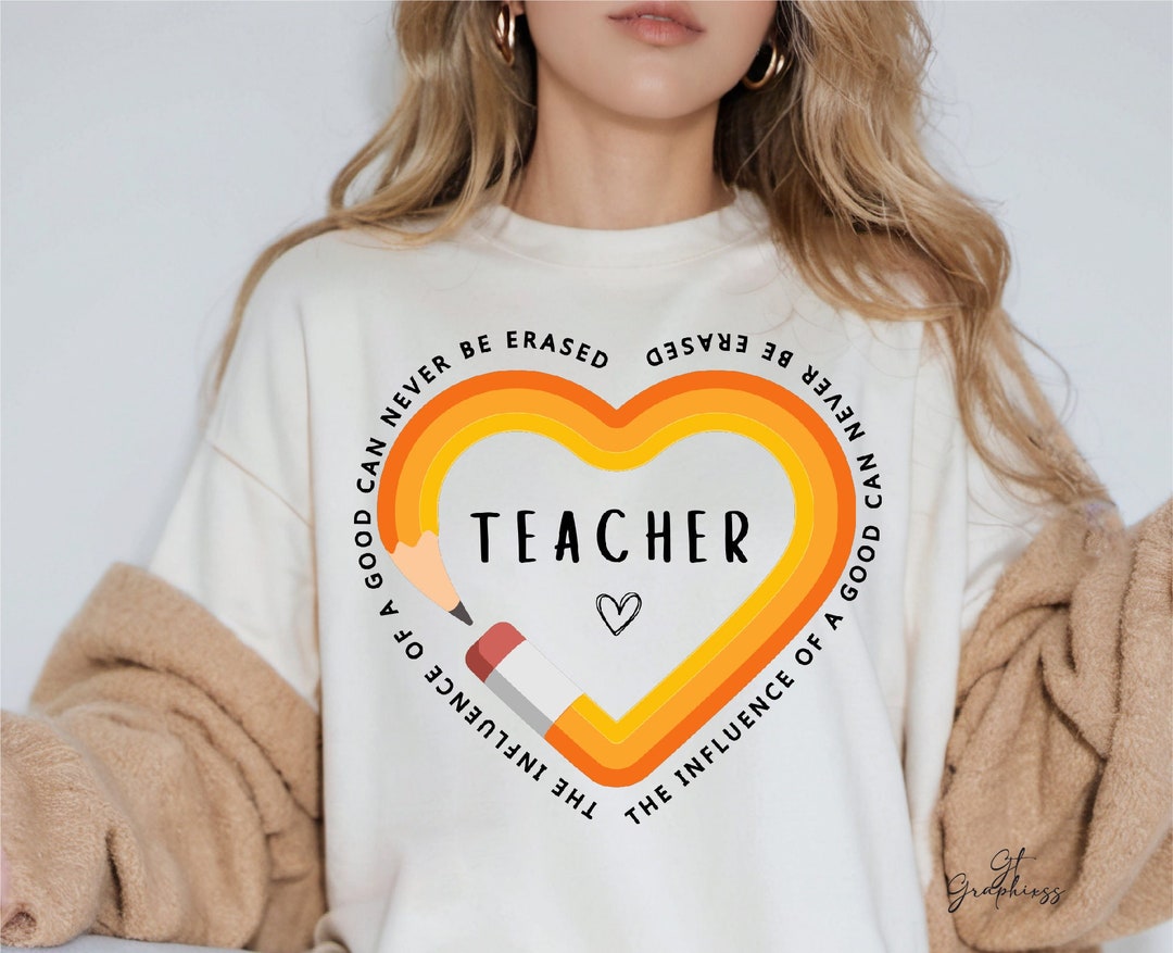 Teach Love Inspire SVG PNG, One Loved Teacher Svg File Shirt , Teacher ...