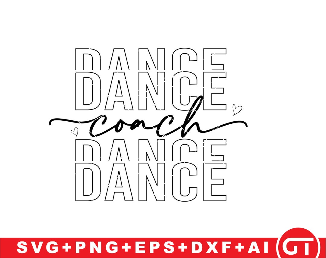 Dance Coach Svg , Teacher Coach Dance Svg Design , Teaching Dance Svg ...
