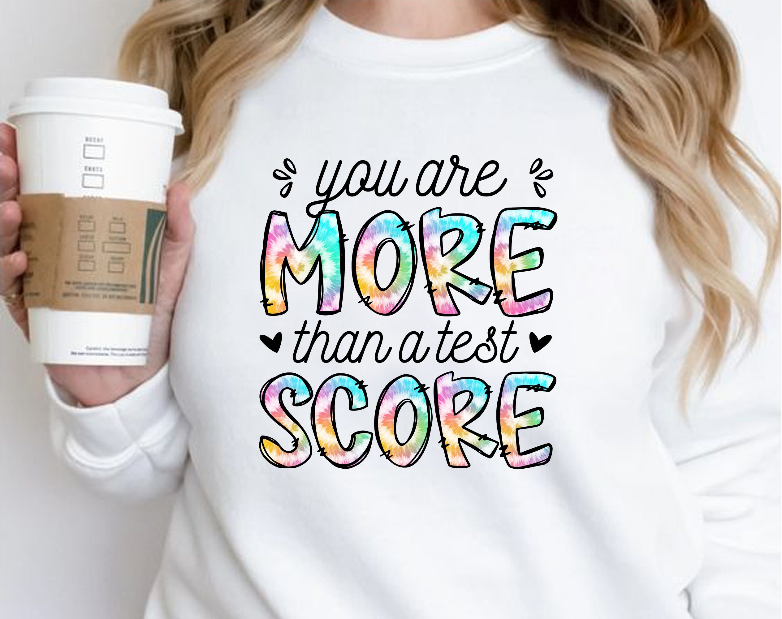 You Are More Than a Test Score Png Test Day Teachers - Etsy