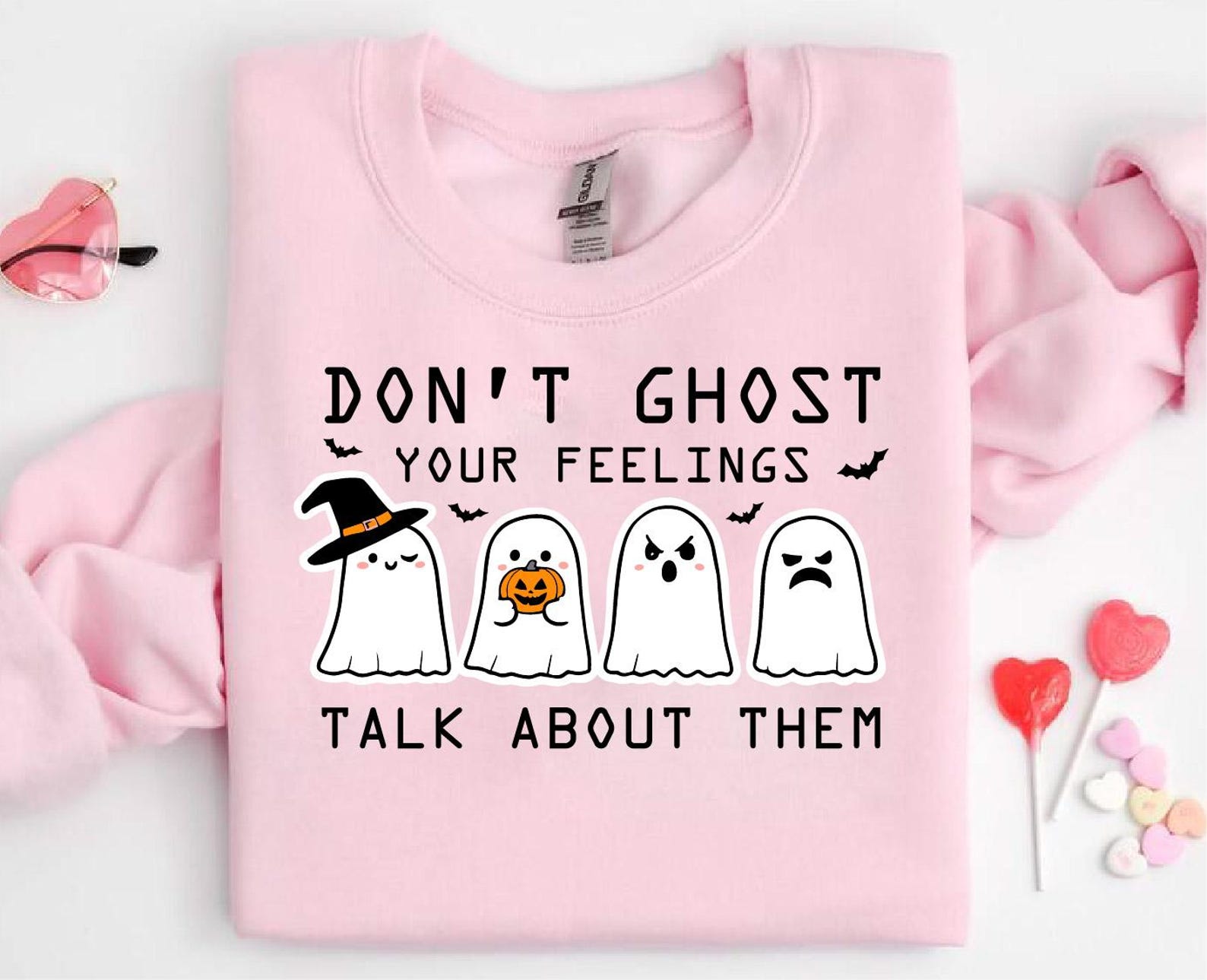 Don't Ghost Your Feelings Talk About Them SVG PNG, Ghost Cute Svg File ...