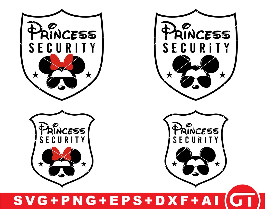 Princess Security Bundle Svg Girl Boy Birthday Shirts Svg - Etsy