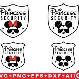 Princess Security Bundle Svg Girl Boy Birthday Shirts Svg - Etsy
