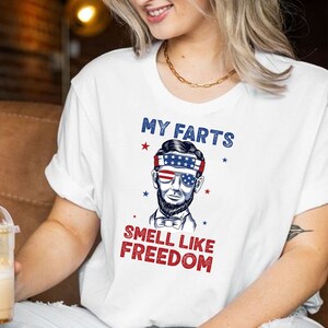 My Farts Smell Like Freedom Svg Png Funny Abe Lincoln Quote - Etsy
