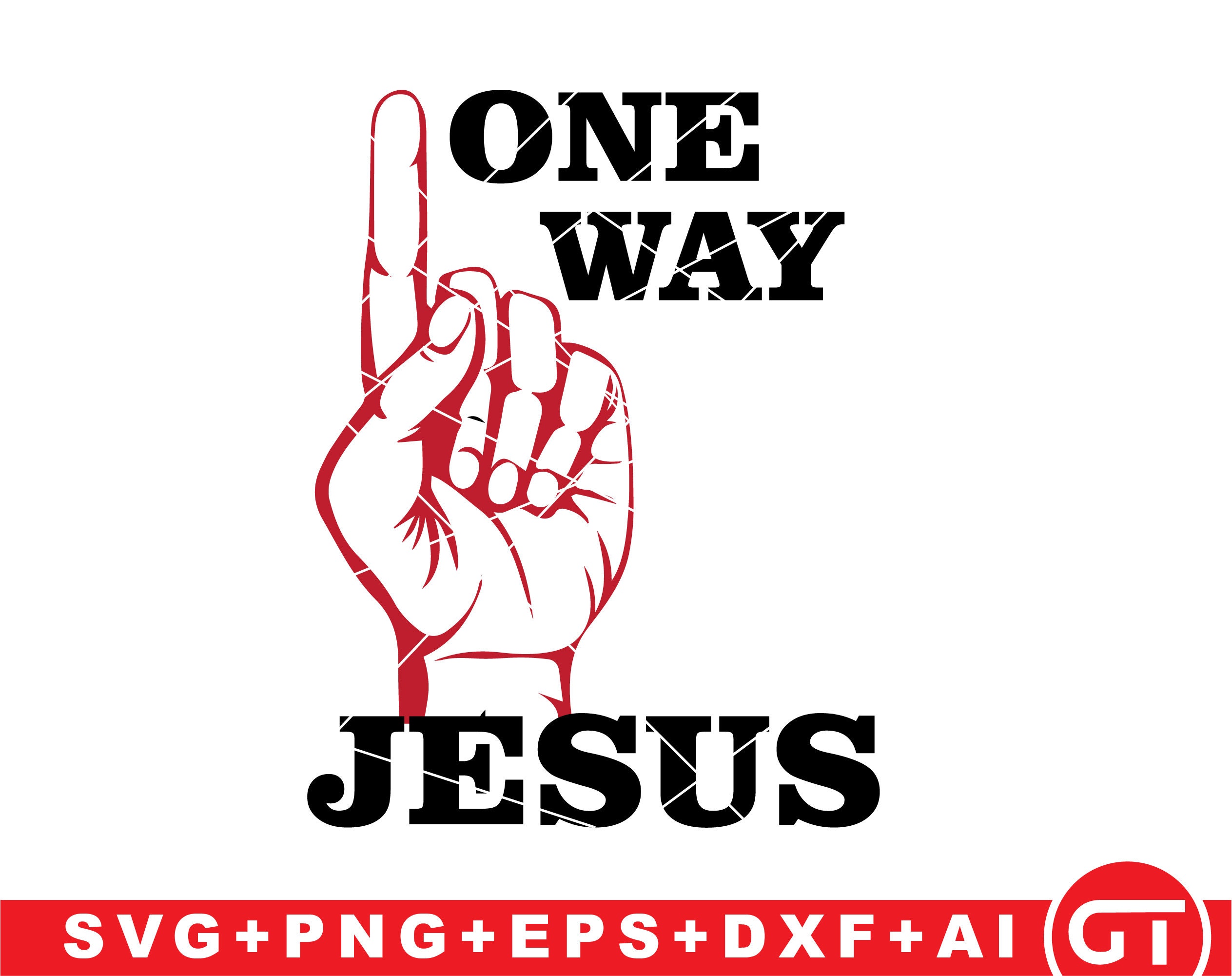 One Way Jesus Sign