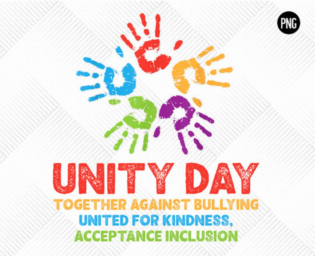 Together Against Bullying Png Orange Anti Bullying Unity Day Kid Png ...