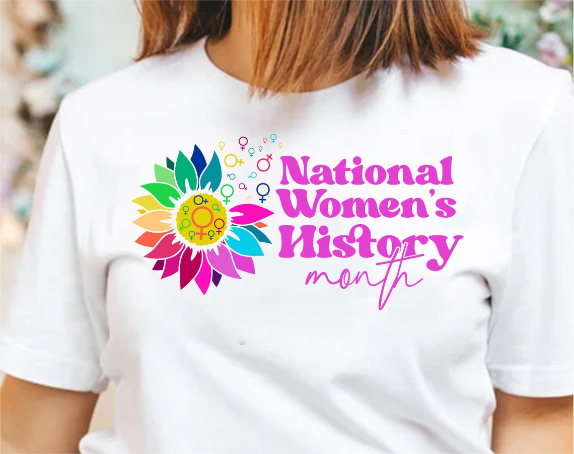 National Women's History Month Svg March Women - Etsy