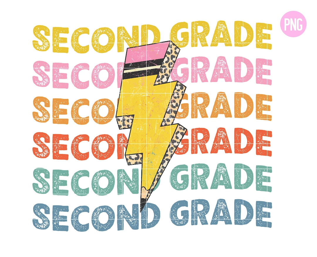 2nd Grade Teacher PNG, Second Grade Png Back to School Png , Student ...