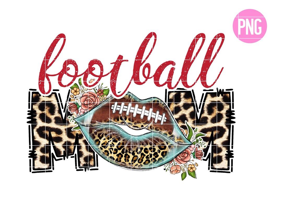 Football Mom Sexy Lips Football PNG , Sports Mama Png,american Football ...