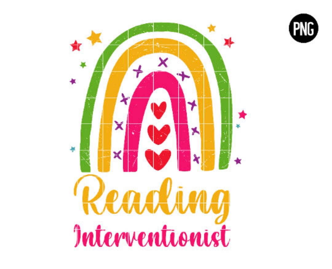 Interventionist PNG, Intervention Rainbow Design, Reading Intervention ...
