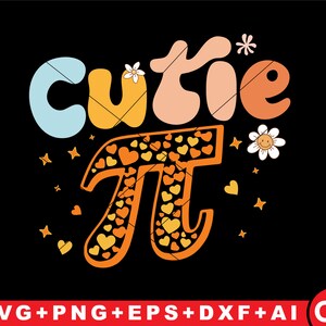 Cutie Pi Svg Pi Day Kids Women Toddler Teacher Design Svg , Math ...