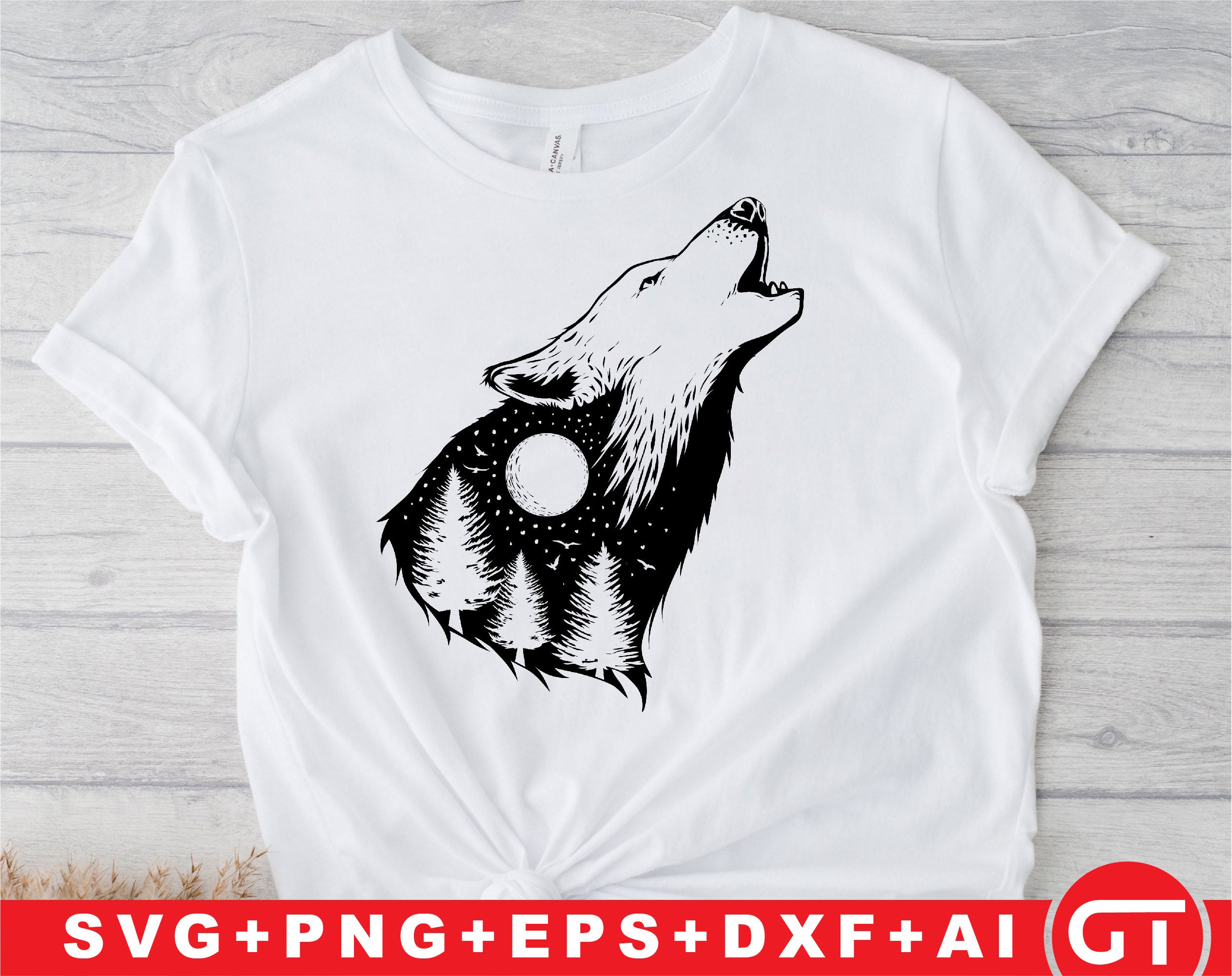 Mountain Wolf Svg, Wild Wolf Svg, Wolf Shirt Png , Wolf Cliparts , Wild ...