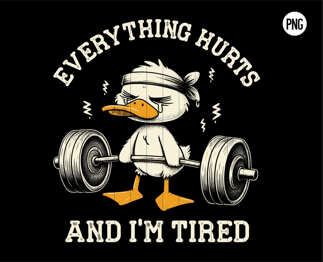 Todo duele y estoy cansado PNG, archivo png de gimnasio de fitness de ...