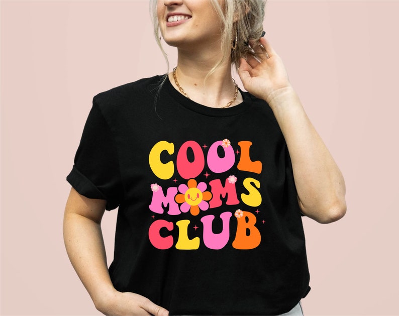 Cool Moms Club Svg Retro Groovy Mom Club Png Mothers Day Gift - Etsy
