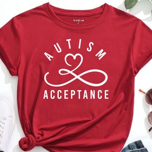 Red Instead Svg Autism Shirt Svg Autism Acceptance PNG World Autism ...