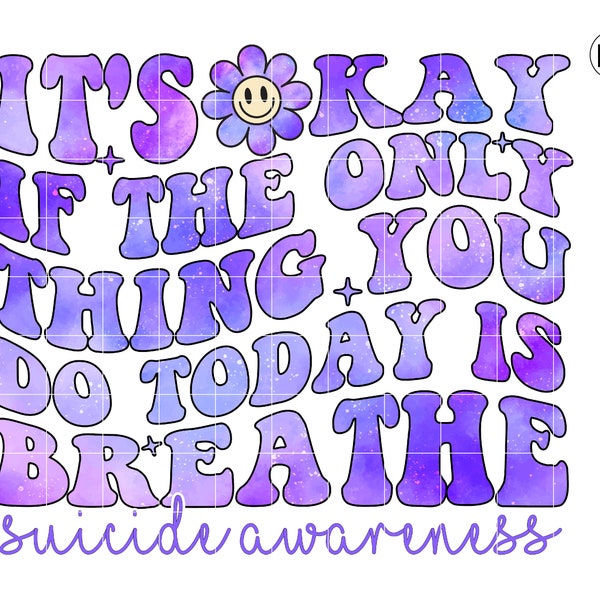 Its Okay If the Only Thing You Do Today is Breathe - Etsy