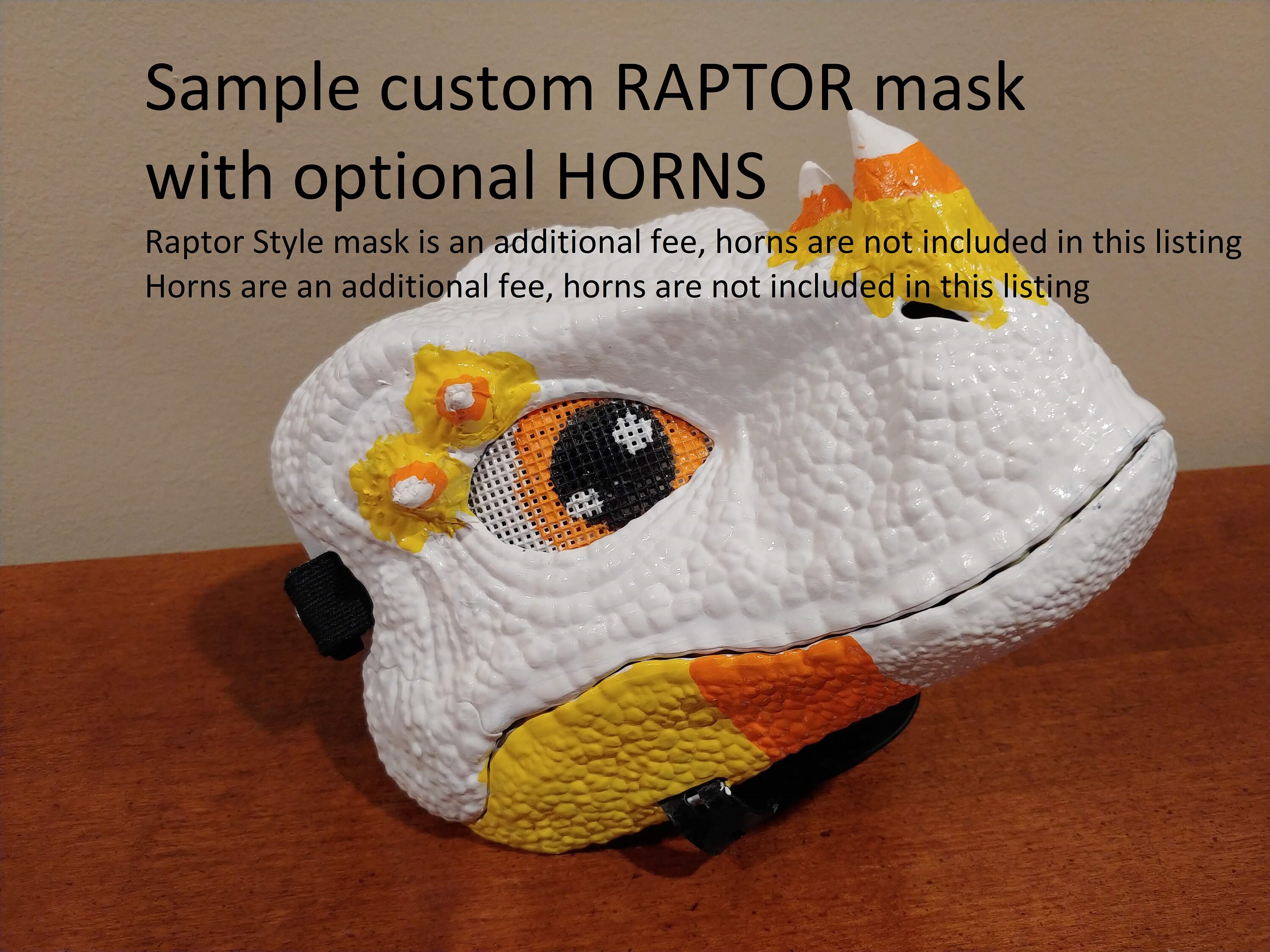 Custom Painted T-rex Dino Mask Commission: You Provide the Design or ...