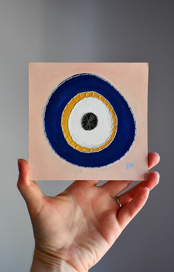 Evil Eye Original Painting Eye of Protection Acrylic and - Etsy