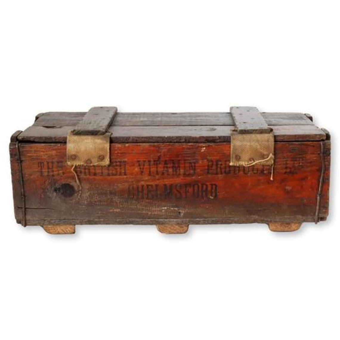 Antique English Shipping Crate / Box - Etsy