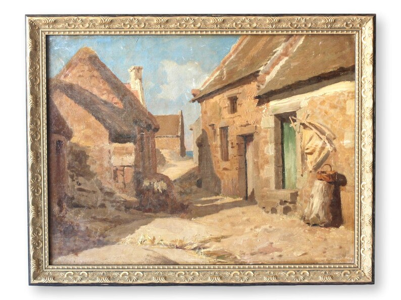 1920s French Village Still Life Painting - Etsy