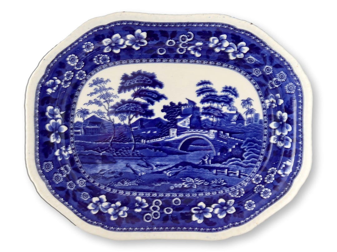 Copeland Spode Tower Meat Platter - Etsy