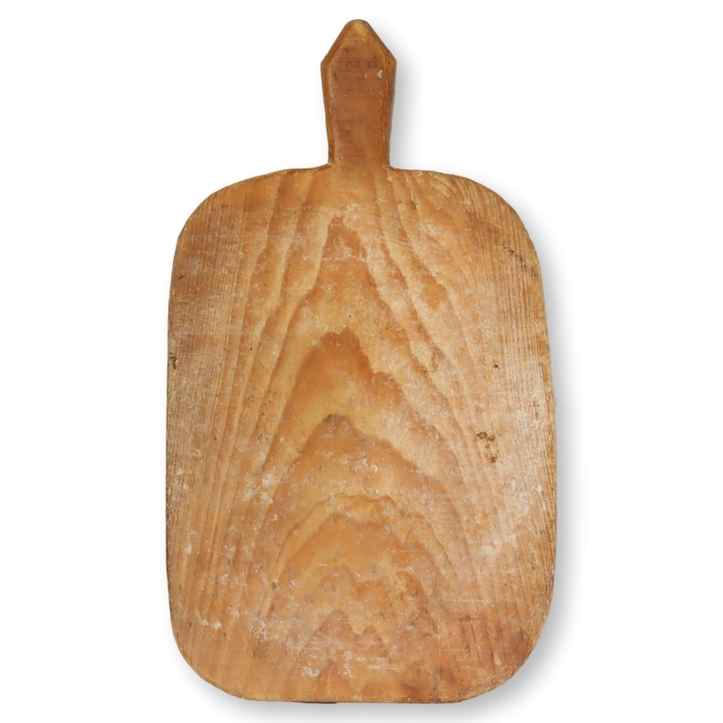 Antique Wood Cutting Board W/ Knife, 2pc - Etsy