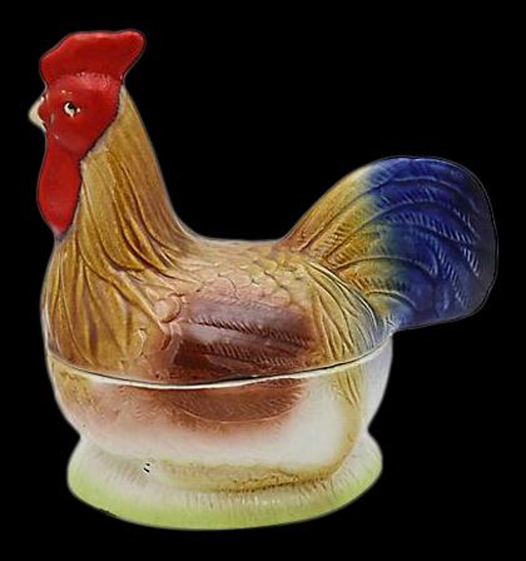 Midcentury French Rooster Pâté Tureen - Etsy