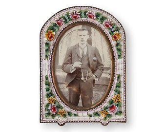 Rare Vintage Micro-mosaic Miniature Frame / Made in Italy / Italian ...
