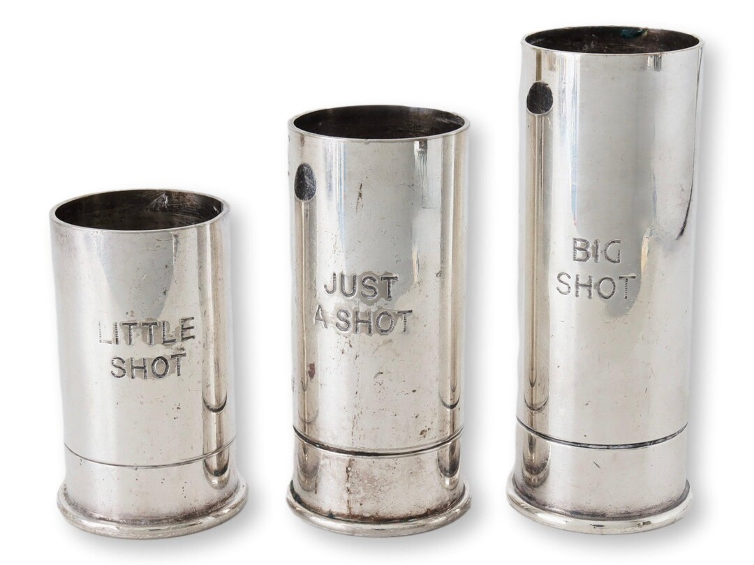 1920s Italian Silver-plate Shotgun Shell Spirit Measures - Etsy