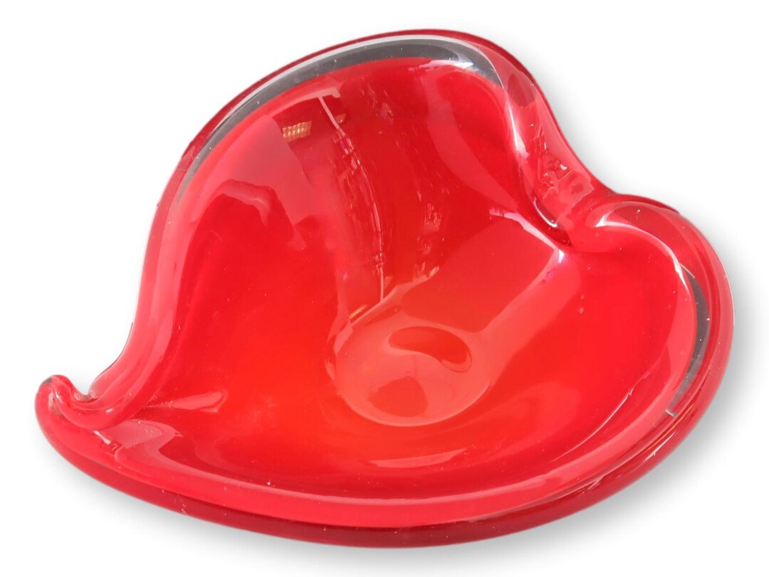 Midcentury Murano Heart Cigar Ashtray - Etsy