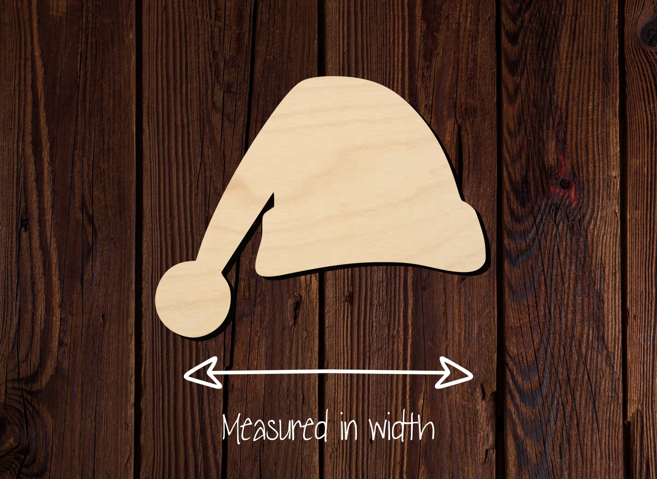 Santa Hat Shape Multiple Sizes Laser Cut Shapes - Etsy