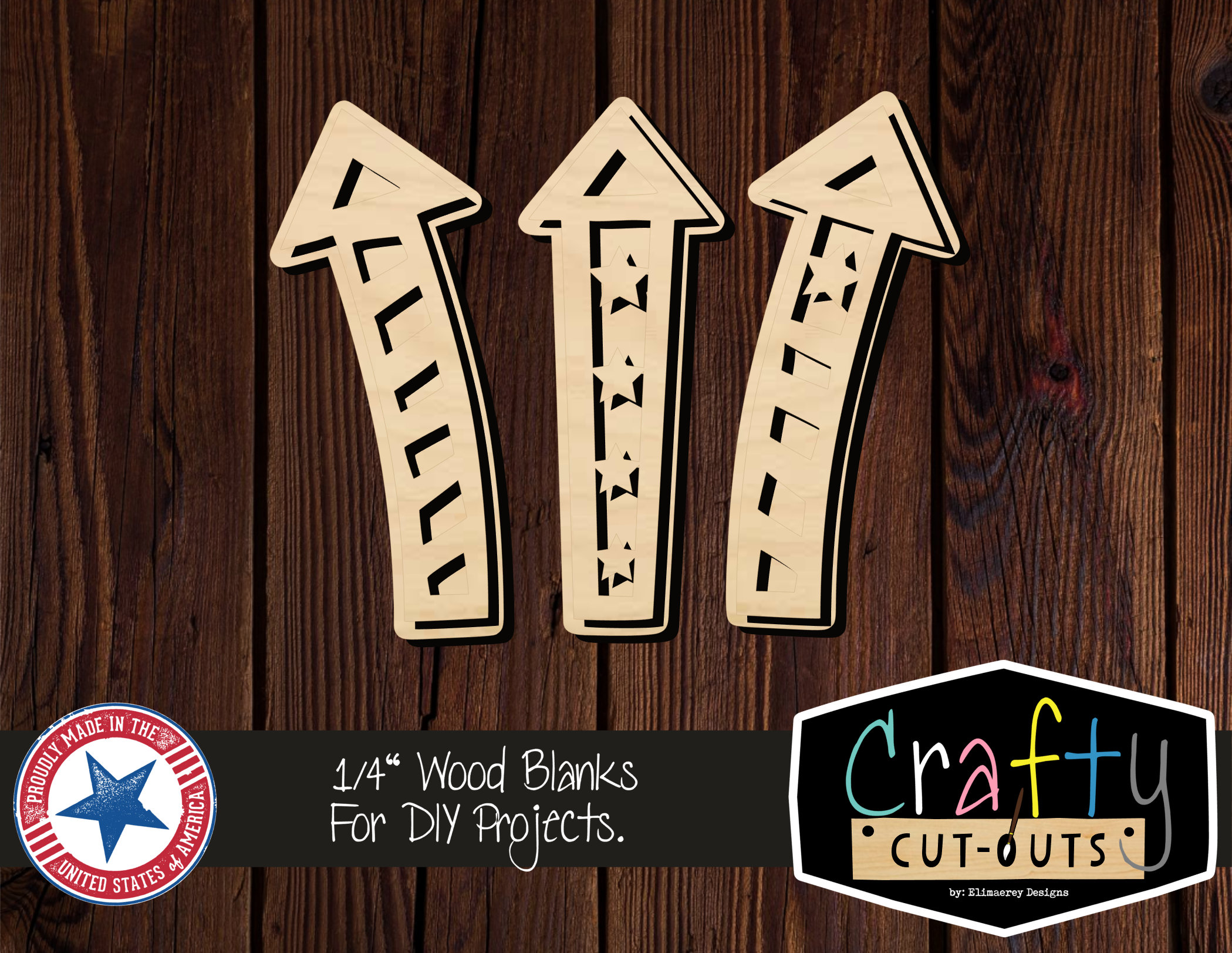 Firecracker Shapes Multiple Sizes Laser Cut Shapes - Etsy