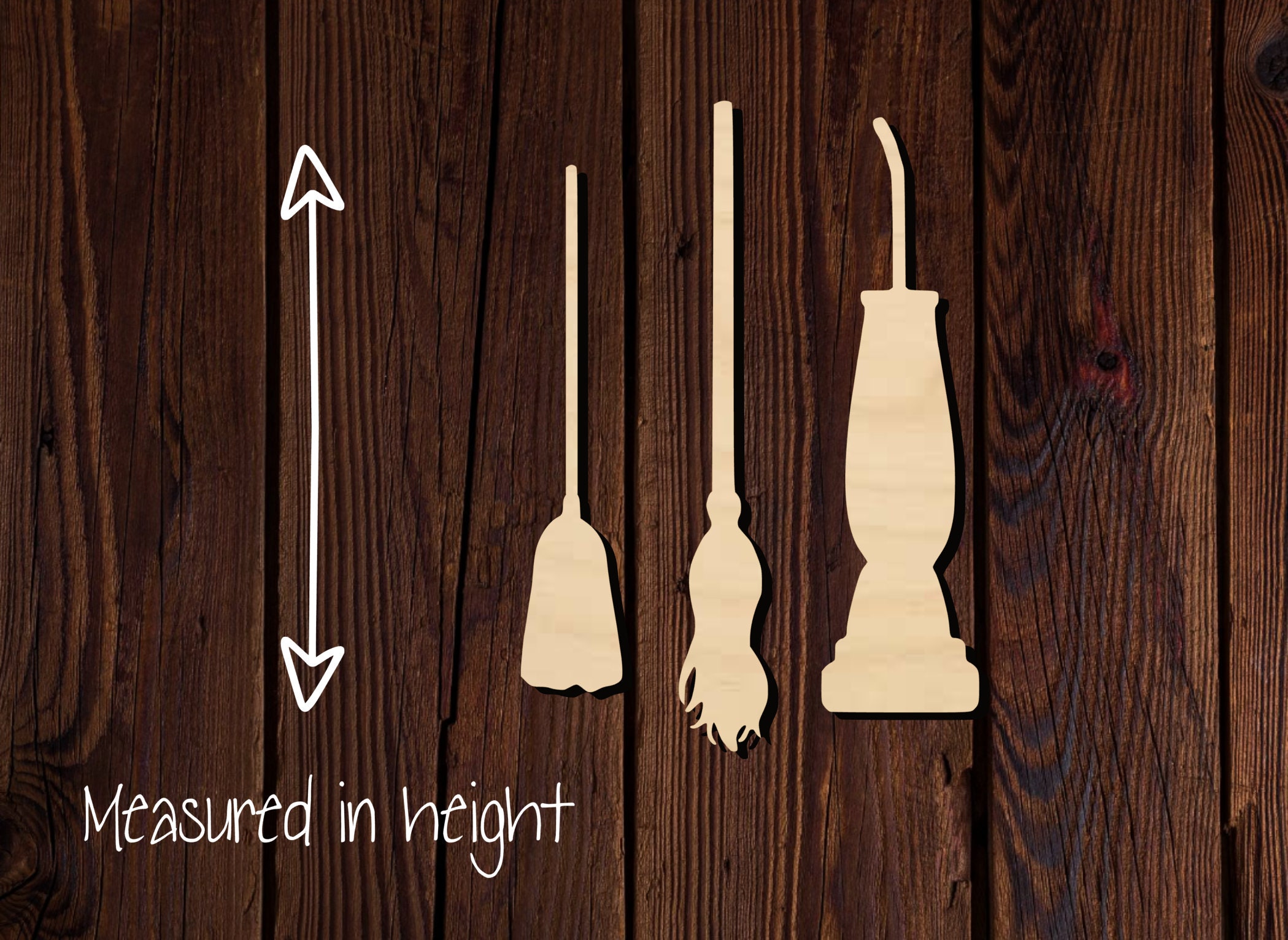Hocus Pocus Brooms Set of 3 Multiple Sizes Laser Cut - Etsy