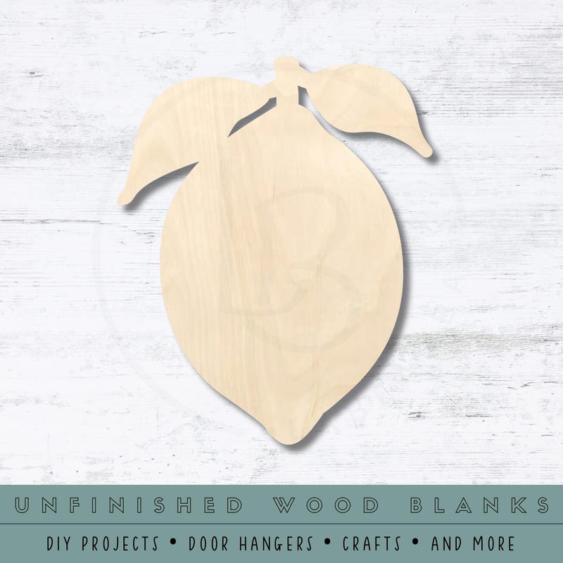 Lemon Wood Cutout - Etsy