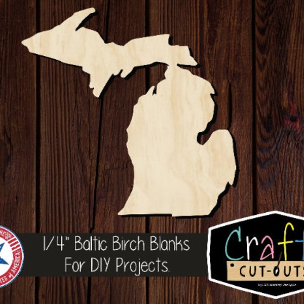 Michigan Cutouts - Etsy