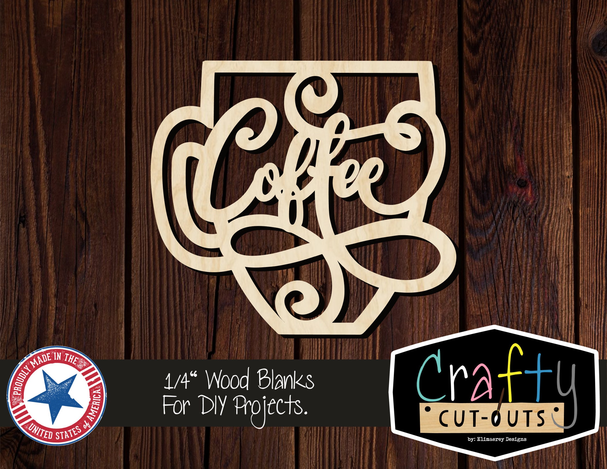 Swirly Coffee Cup Cutout Multiple Sizes Laser Cut Shapes - Etsy