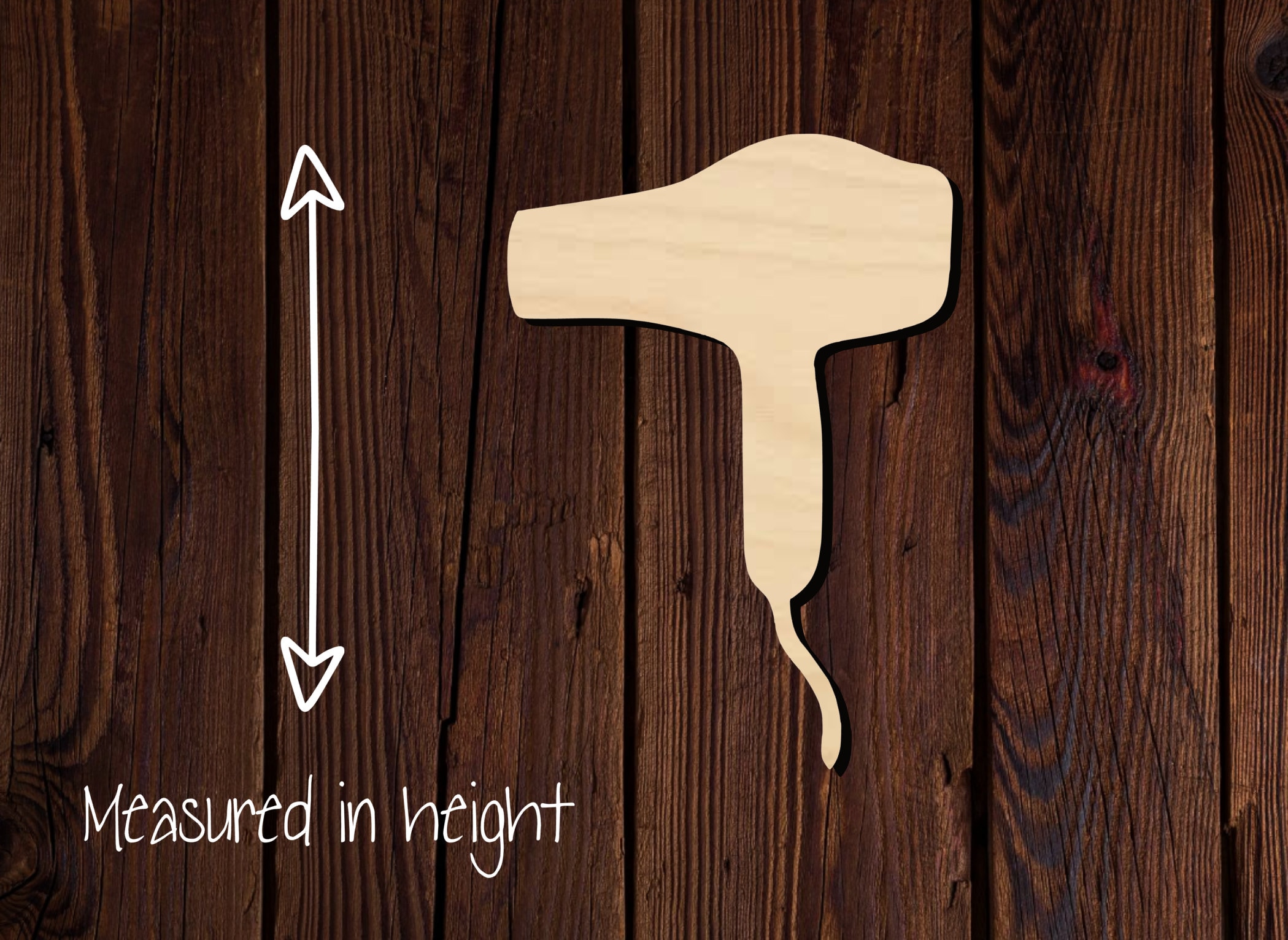 Hair Dryer Shape Salon Shapes Salon Decor Multiple Sizes | Etsy