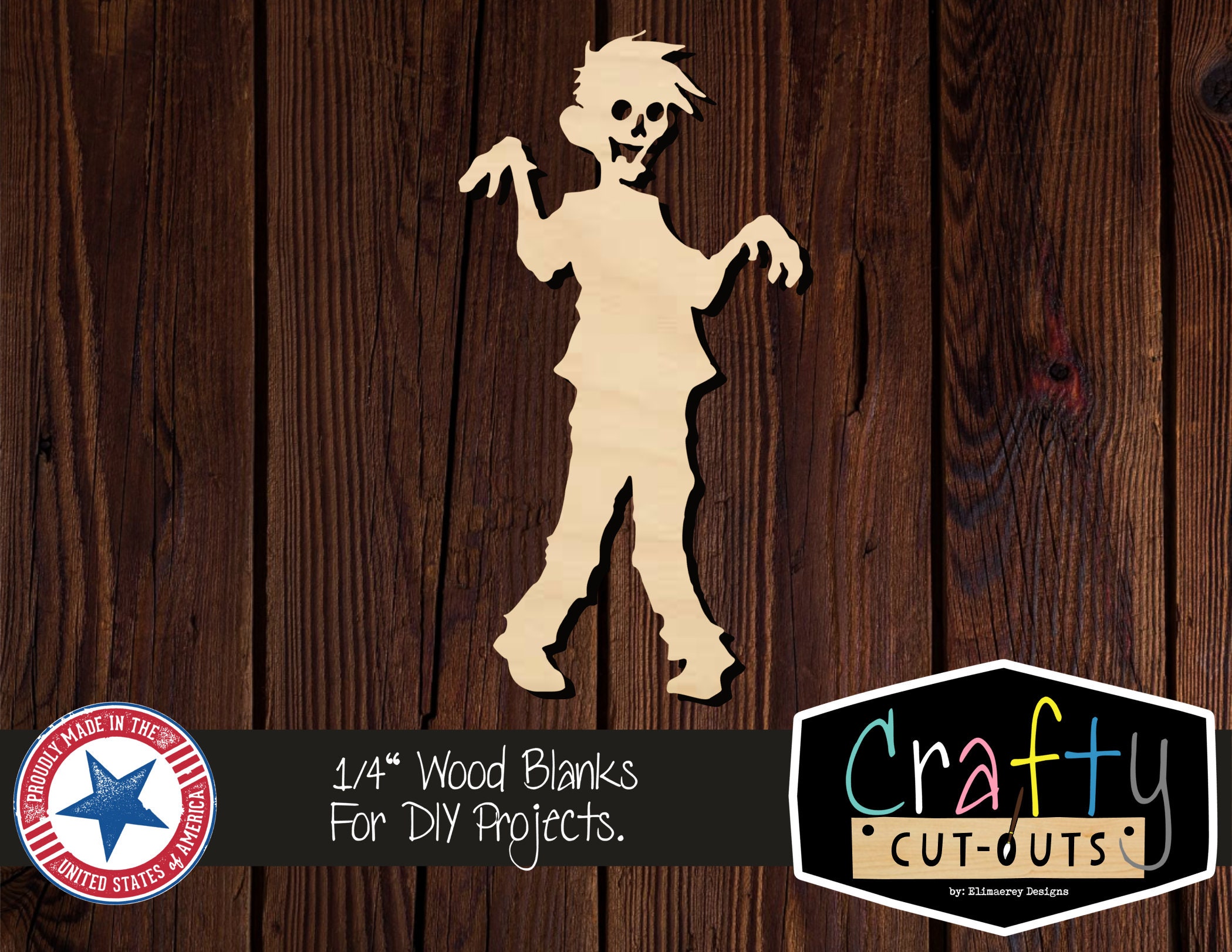 Zombie Boy Full Body Shape Multiple Sizes Laser Cut Shapes | Etsy