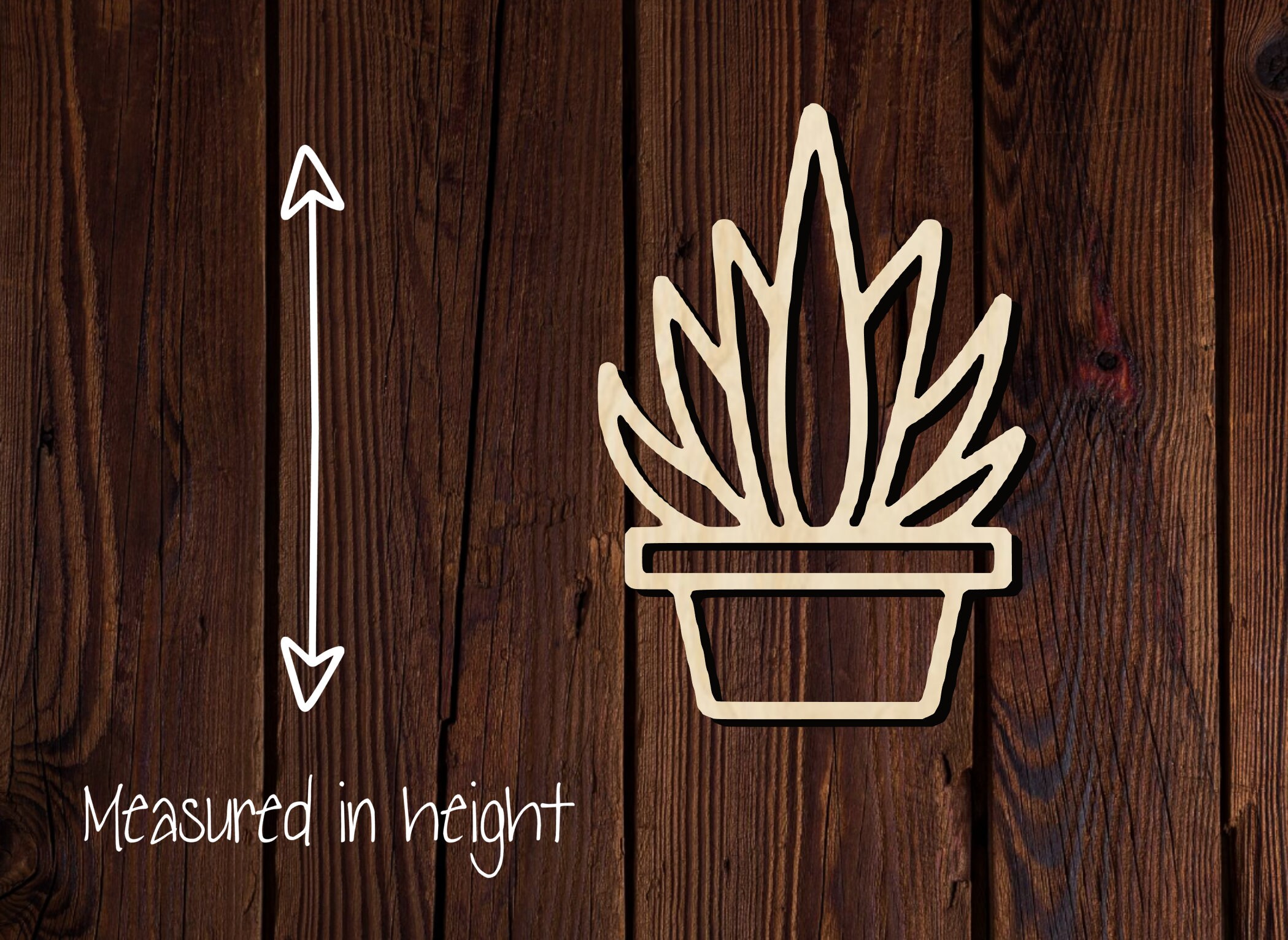 Succulent Blank Cutout Cactus Shapes Multiple Sizes - Etsy