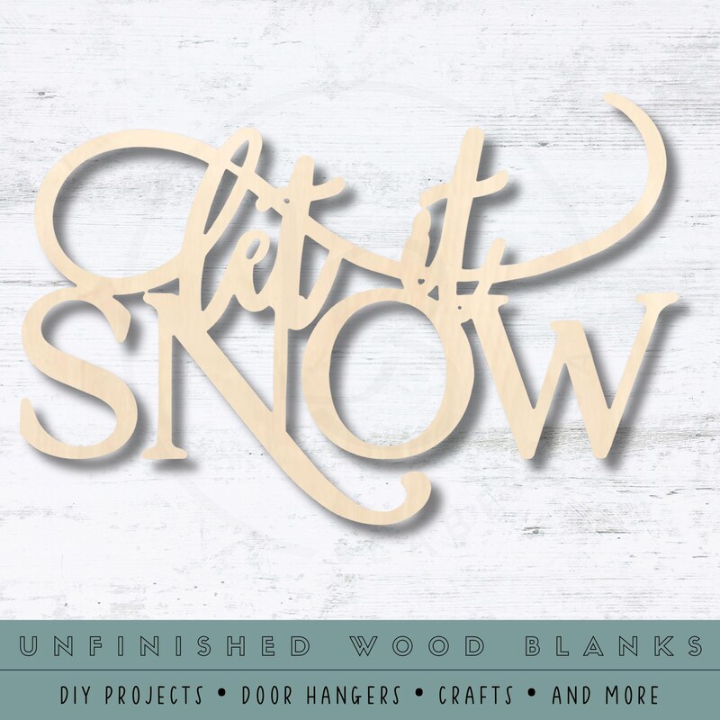 Let It Snow Letters - Etsy