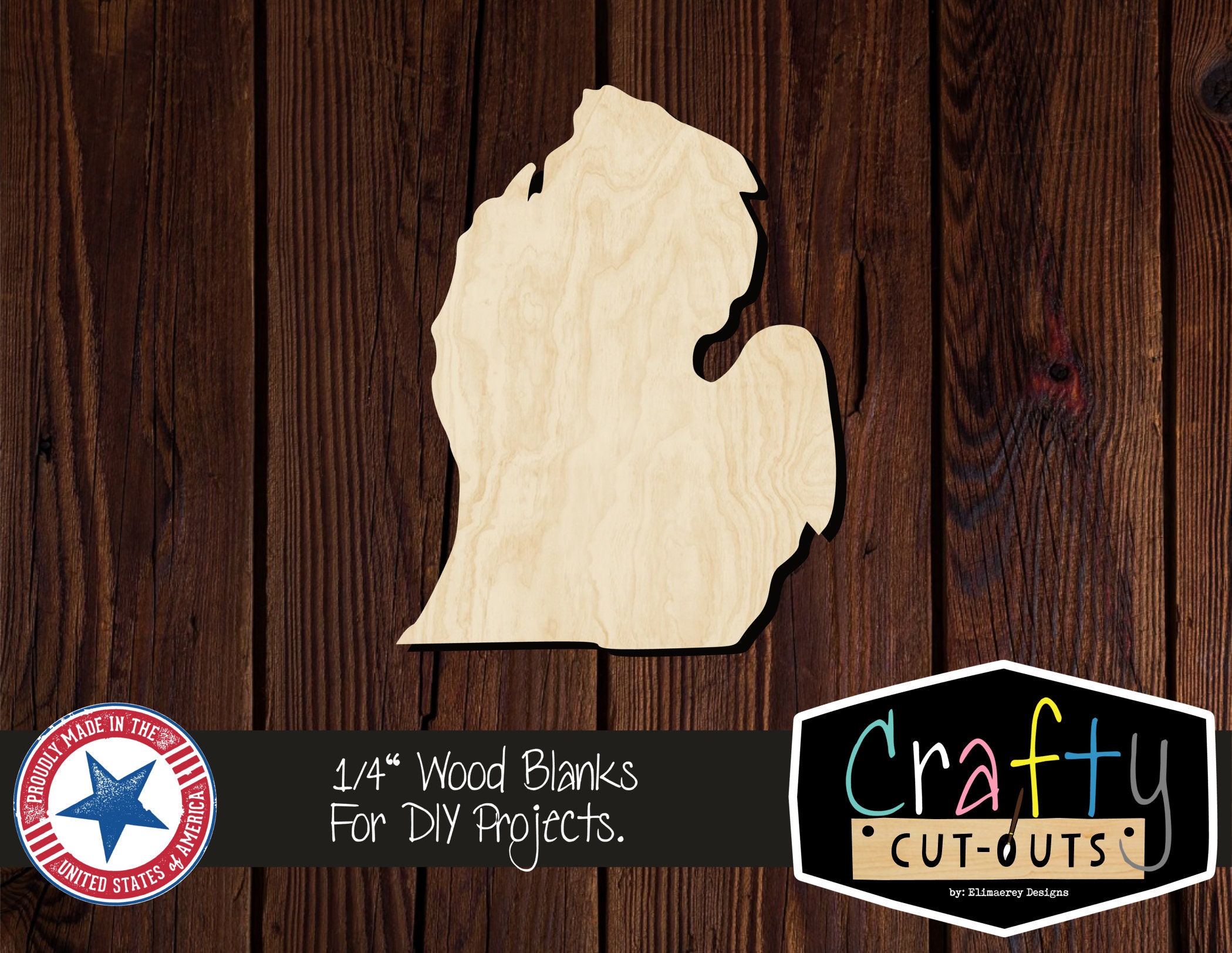 Michigan Lower Peninsula Multiple Sizes Laser Cut Shapes - Etsy