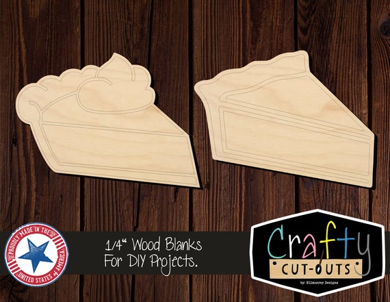 Pie Slice Blank Shape Multiple Sizes Laser Cut Shapes - Etsy