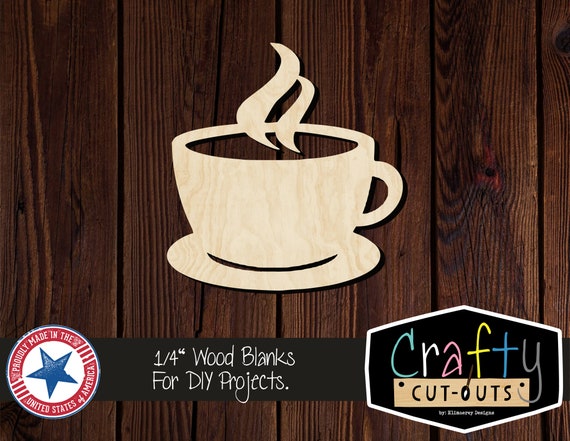 Coffee Cup Blank Cutout Multiple Sizes Laser Cut Shapes - Etsy