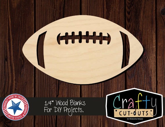 Football Shape Multiple Sizes Laser Cut Shapes - Etsy