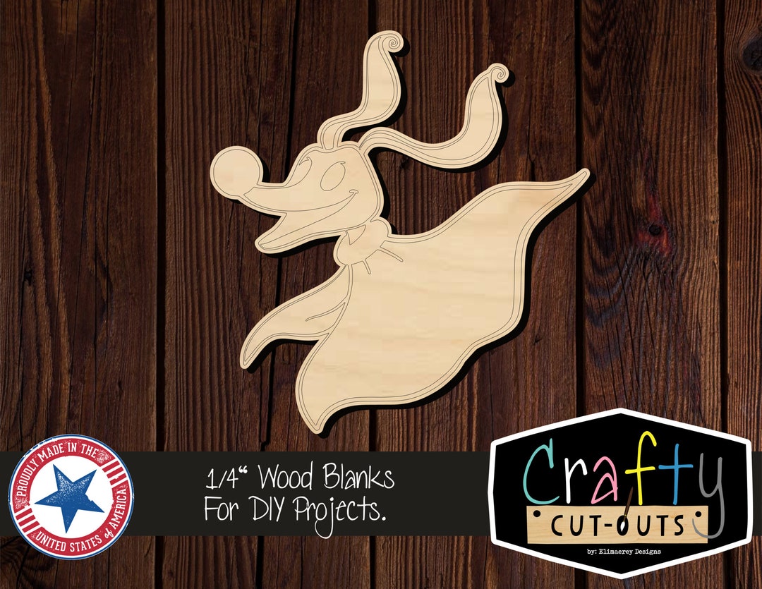 Zero Nightmare Before Christmas | Multiple Sizes | Laser Cut Shapes ...