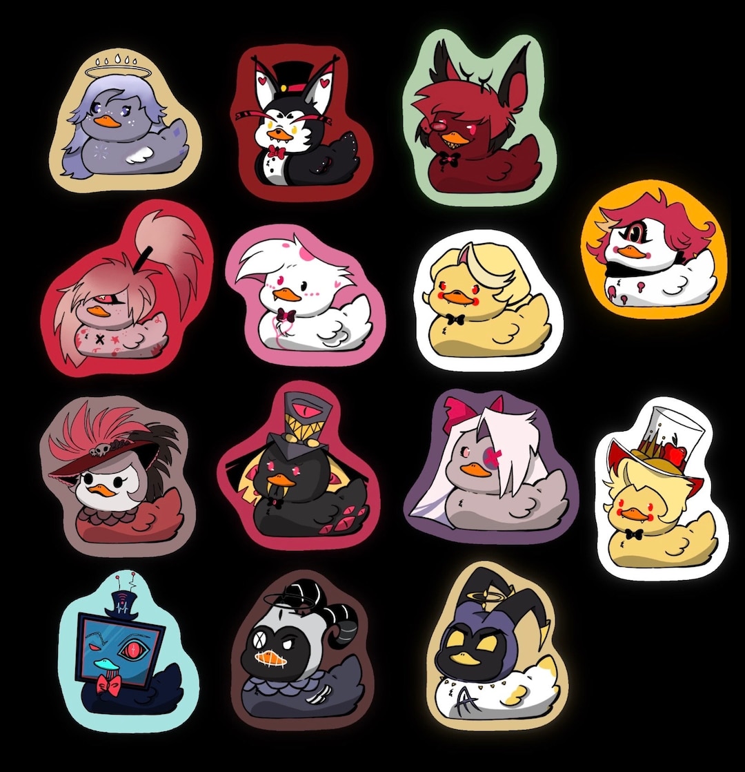 Hazbin Ducks - Etsy UK