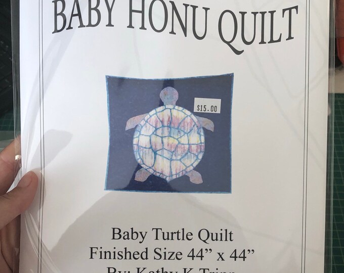 Baby Honu Quilt by Kathy Tripp Pattern and Instructions - Etsy