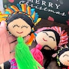 Mexican Maria Rag Dolls Clipart, Pink and Blue Set 198 - Etsy Canada