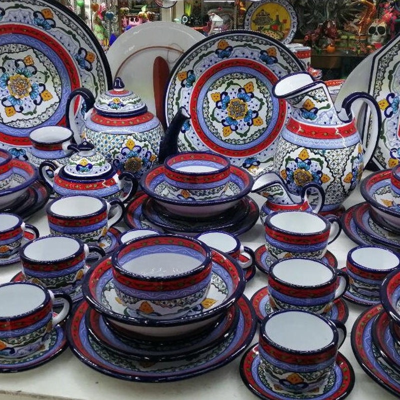 Talavera Dinnerware - Etsy
