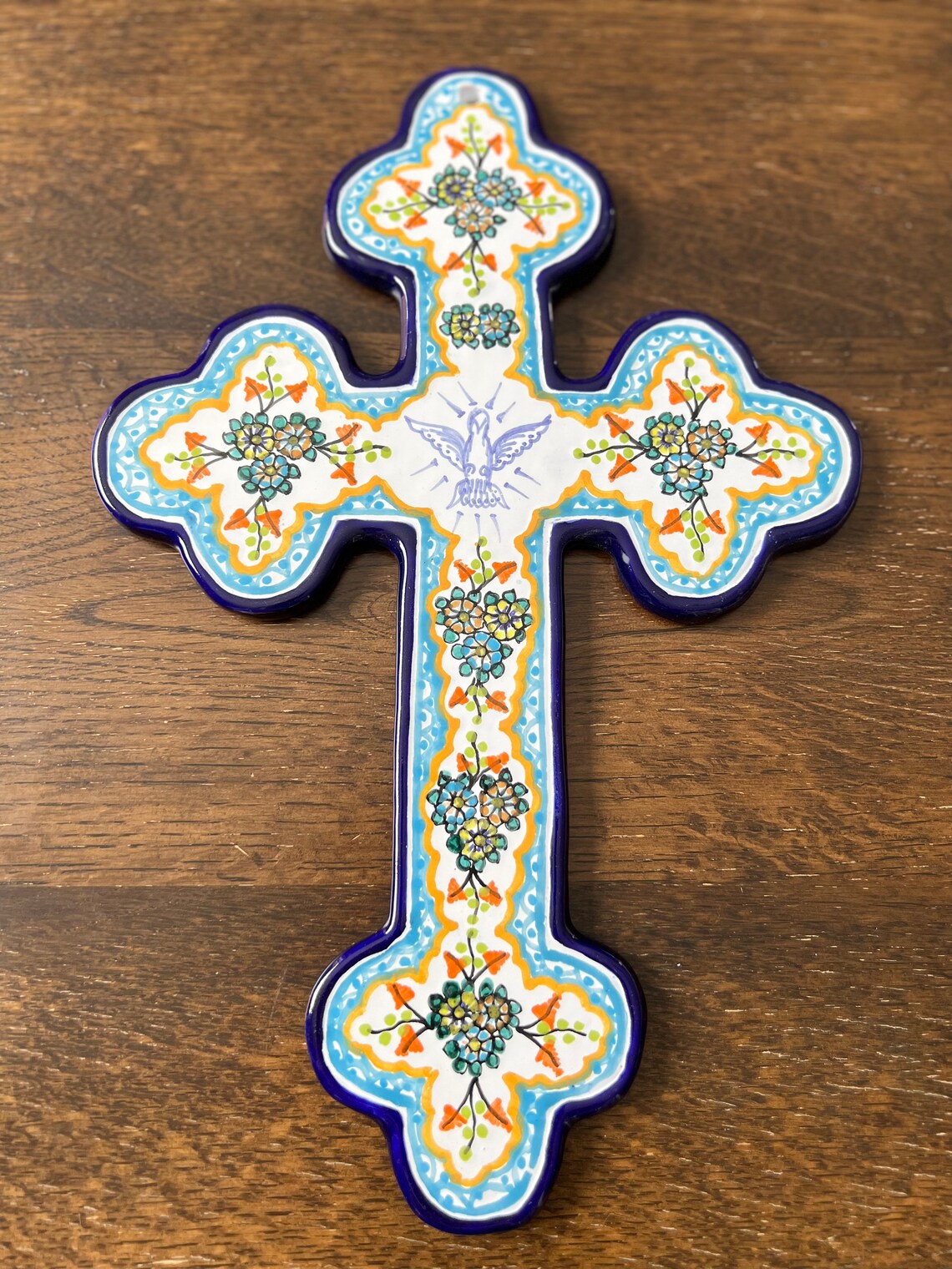 Talavera Cross Ceramic Wall Decor Hanging Talavera Cross - Etsy