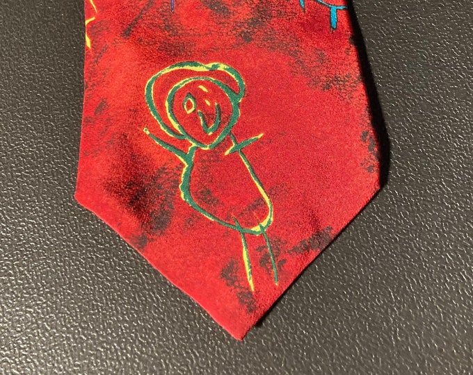Save the Children Silk Necktie, Brian - Age 4 “picture A Bright Future ...